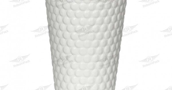 ΠΟΤΗΡΙ FREDDO 3D 12oz 16oz 8oz BUBBLE ΛΕΥΚΟ 25τμχ